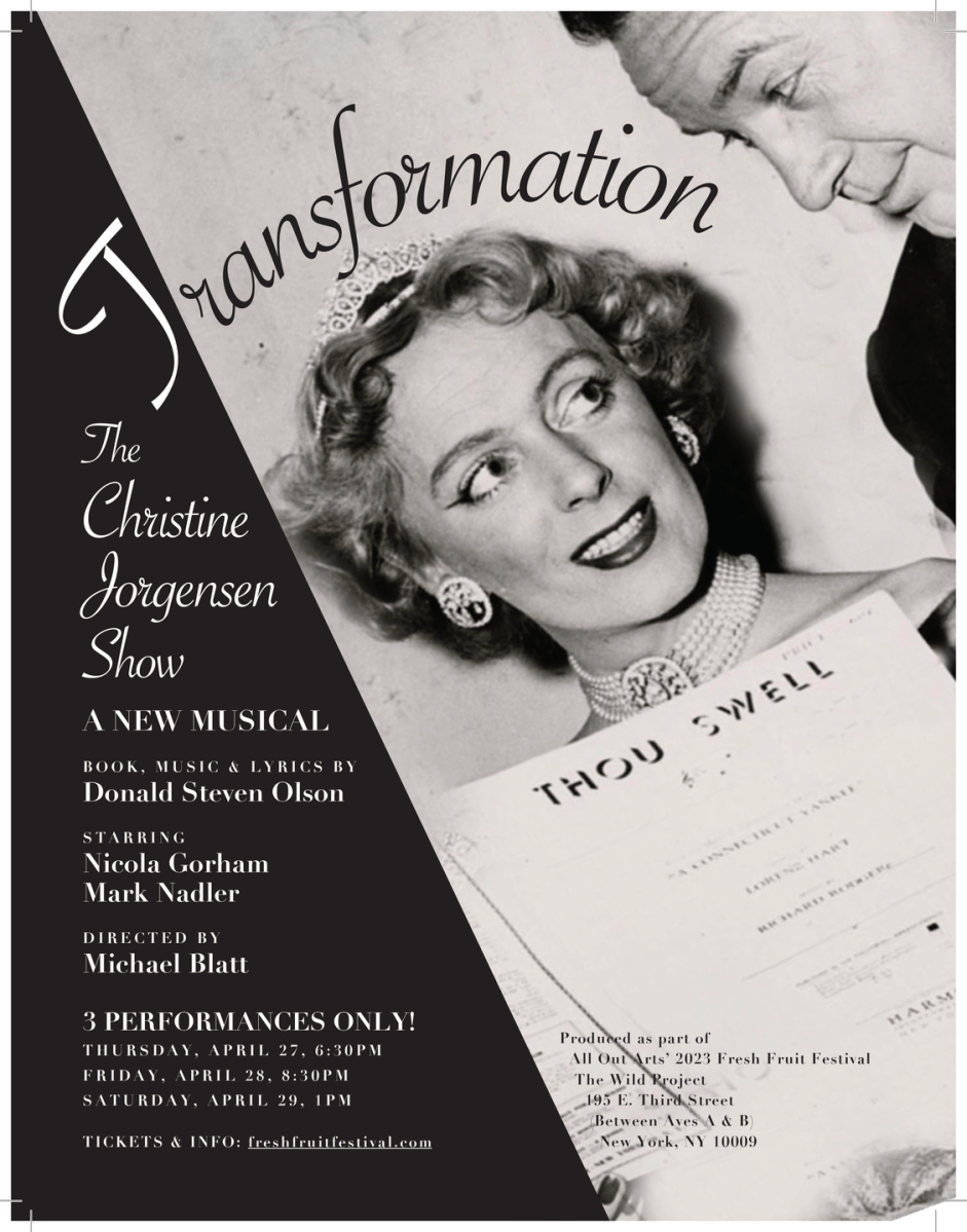 TRANSFORMATION: THE CHRISTINE JORGENSEN SHOW makes debut at NYC’s Fresh ...