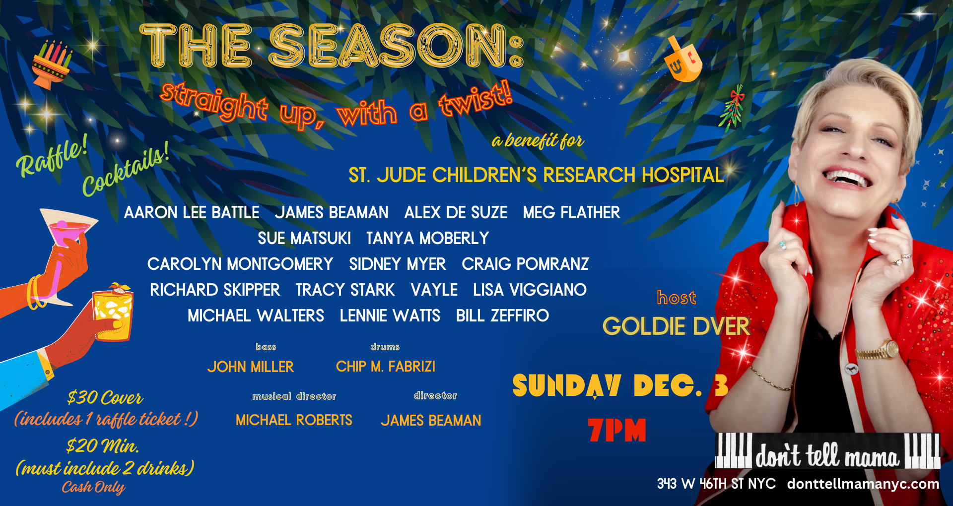 “THE SEASON: Straight Up, With a Twist” at Don’t Tell Mama: A Review ...